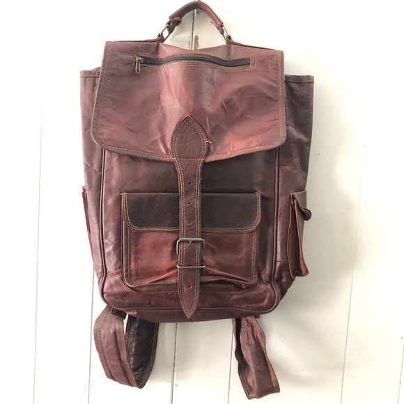 Vintage | Bags | Vintage Rucksack Backpack Bag | Poshmark